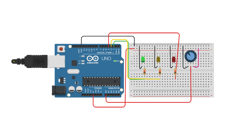 Circuit Design Variable Resistor Tinkercad