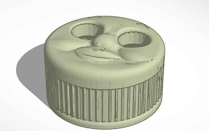 3D design Thomas the train Screw Cap - Tinkercad
