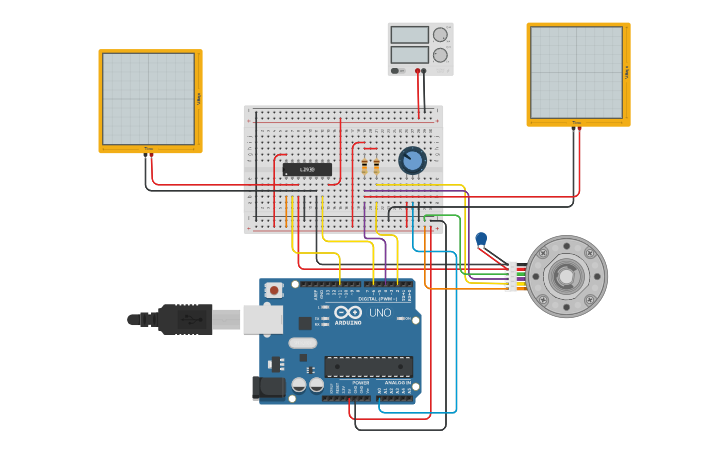 Circuit Design Motor Speed Controller Tinkercad
