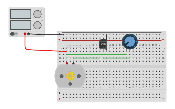 Circuit design DRIVER MOTOR DC | Tinkercad