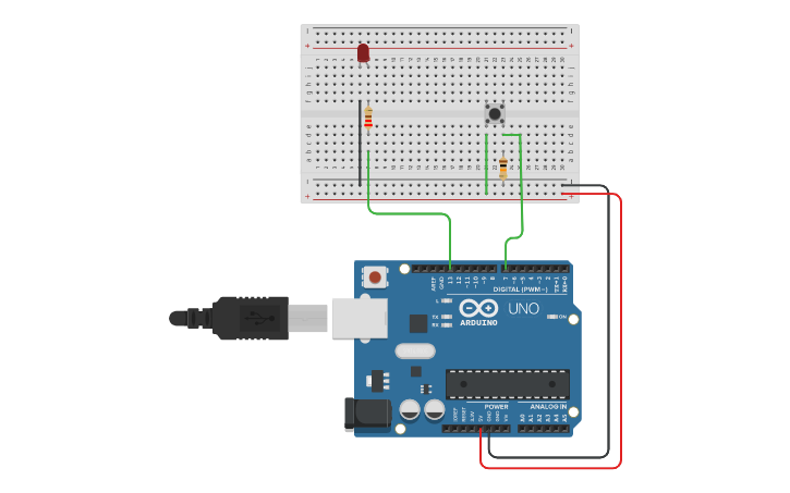 Circuit design Arduino pulsante come interruttore con anti rimbalzo (F ... Circuit design Arduino pulsante come interruttore con anti rimbalzo (F ...