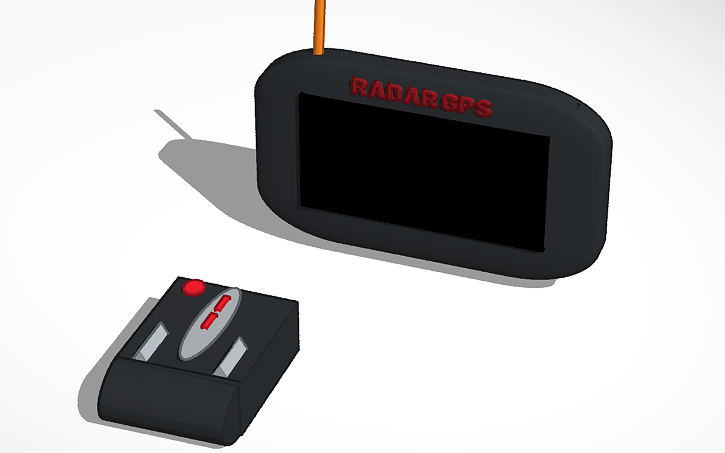 3d Design Radar Detector And Gps Receiver Tinkercad