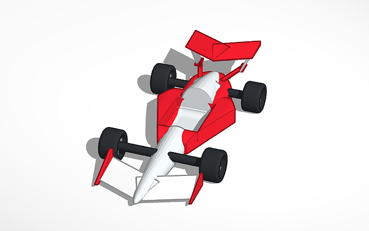 3D design Formula-1 Race Car - Tinkercad