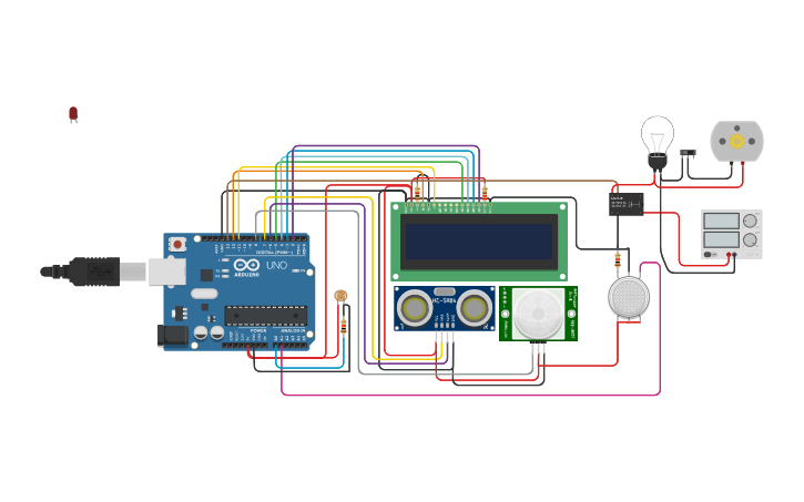 Circuit Design Copy Of Home Automation V3 Tinkercad