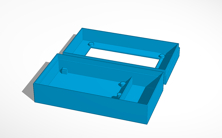 3d Design Case With 16x2 Lcd Component Tester Tinkercad