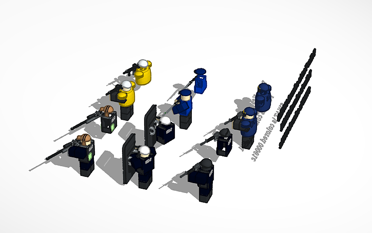 3D design Notoriety Police Models - Tinkercad