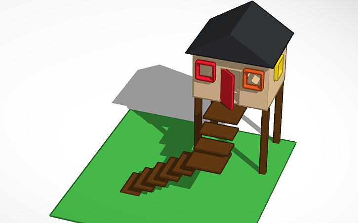 3D design Fun Garden Treehouse | Tinkercad