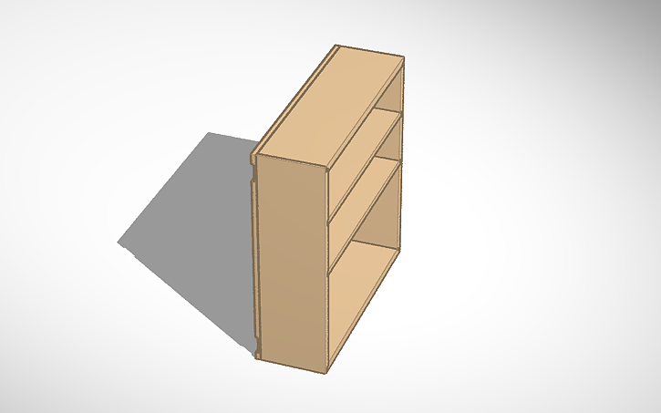 3D design Vertical Drawer Design #1 - Tinkercad