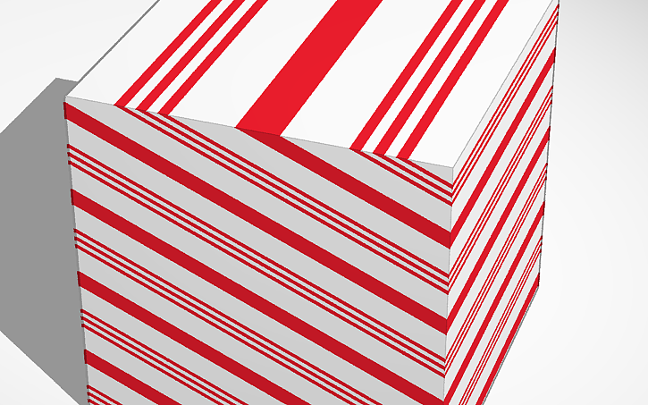 3D design Candy Cane Gradient - Tinkercad