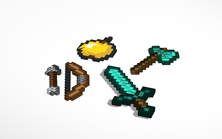 3D design Minecraft - Tinkercad