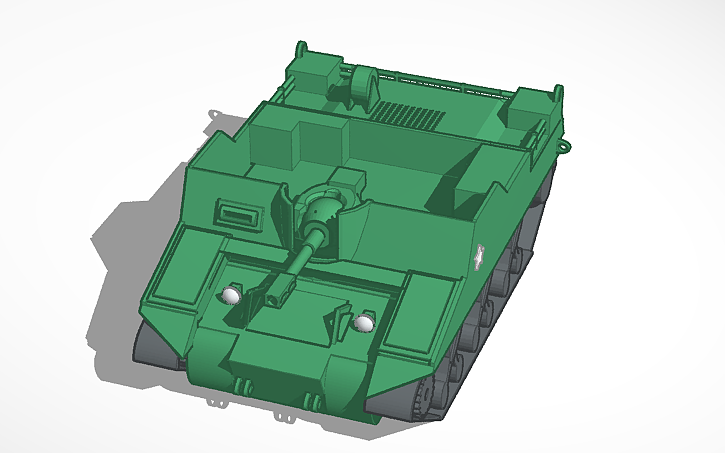 3D design ww2 Sexton artillery (US) - Tinkercad