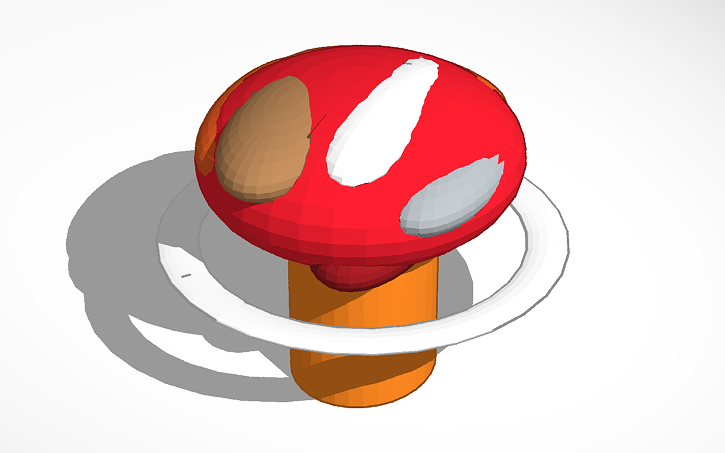 3D design Mushroom cloud - Tinkercad