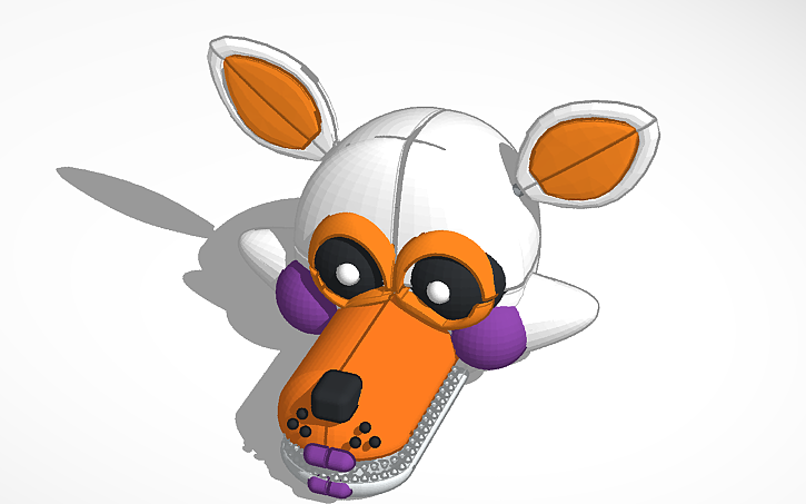 3D design Lolbit Head - Tinkercad