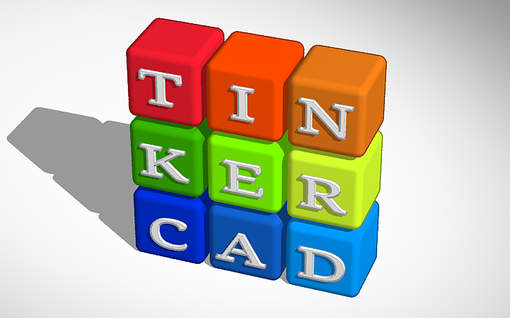 3D design tinkercad logo | Tinkercad