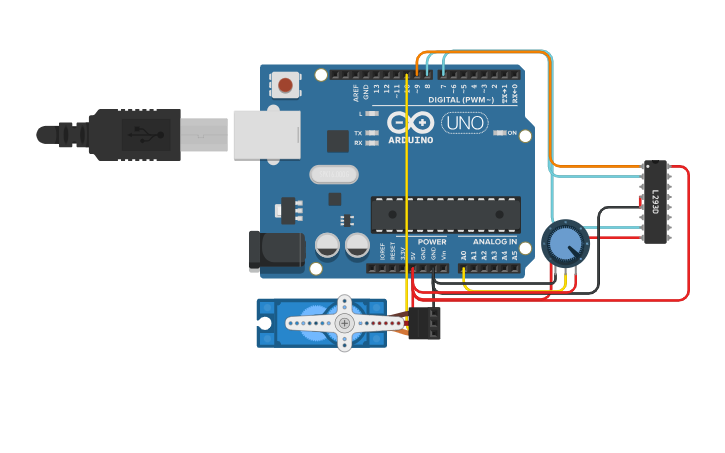 Circuit design Tugas no 2 - Tinkercad