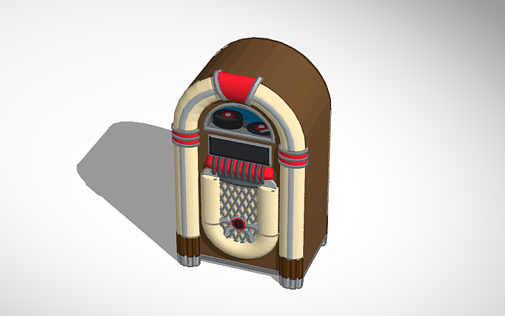 3D design The Jukebox @ 1:24 scale Original by: HumanIndustries | Tinkercad