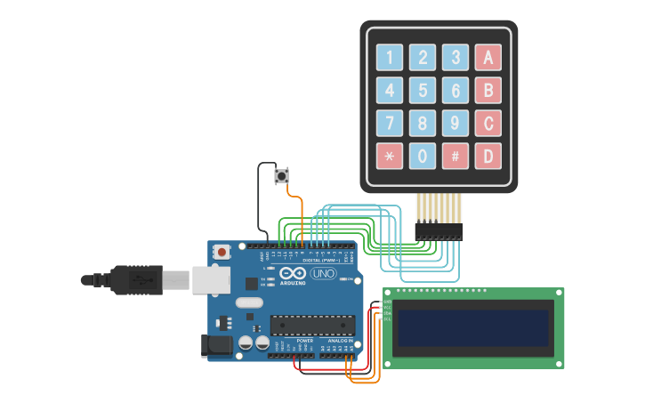 Circuit design Smart Letter Box - Tinkercad