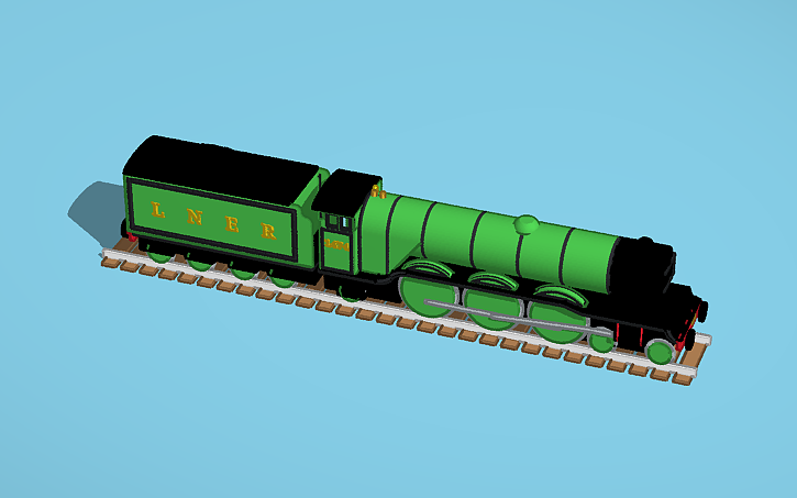 3D design Origin Gordon the Express Engine (LNER Class A1 Pacific No ...