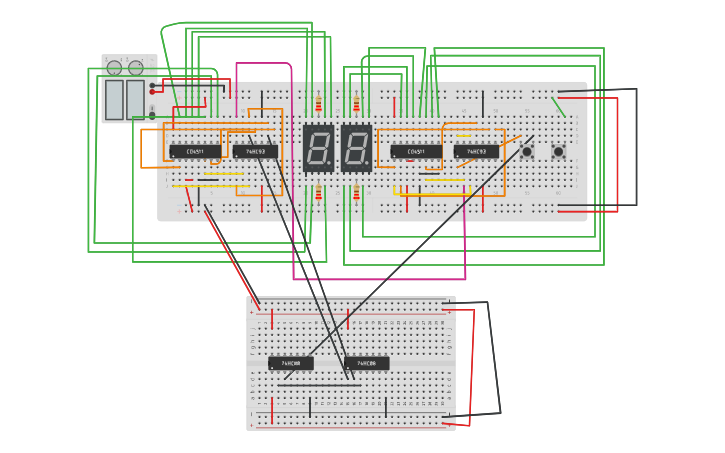 Circuit design SCORE_BOARD2 | Tinkercad