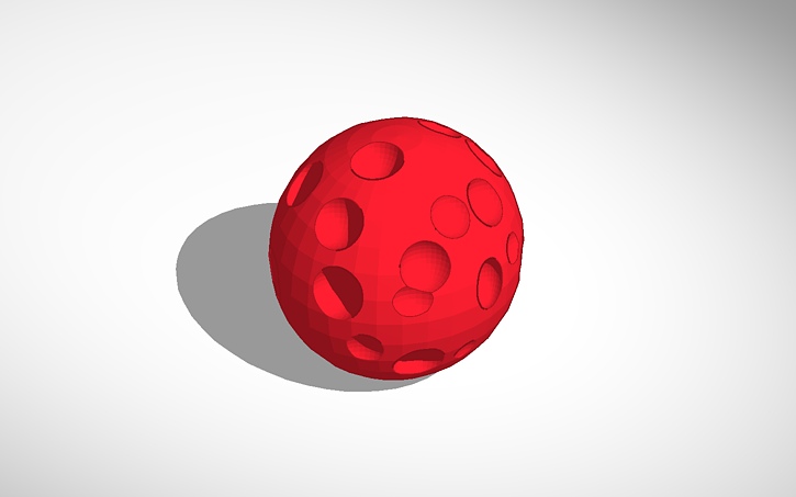 3D design Moon - Tinkercad