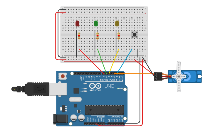 Circuit design string communication | Tinkercad