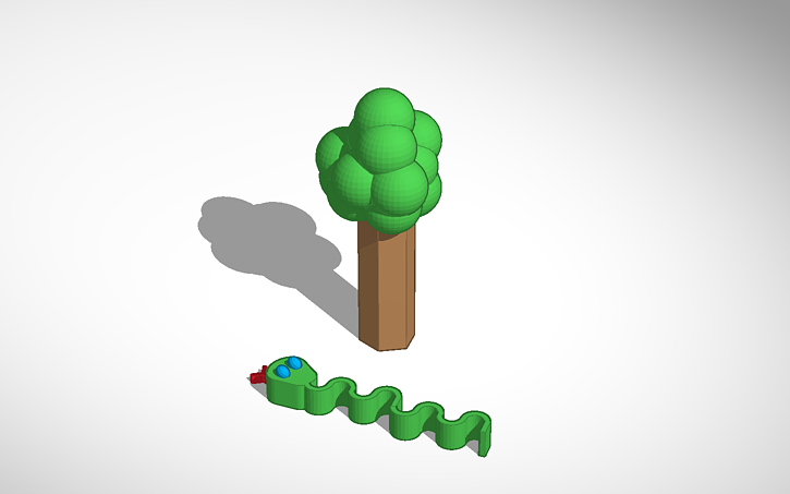 3D design Snake - Tinkercad