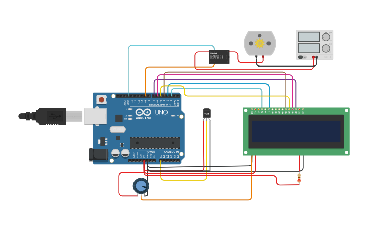 Circuit Design Automatic Irrigation Gcoeara Tinkercad