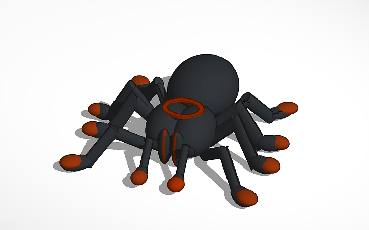 3d Design Tarantula Tinkercad