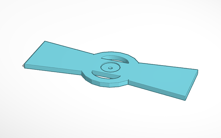 3D design Battlebot blade - Tinkercad