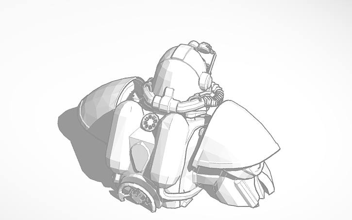 3D design fallout 4 t-51 power armor | Tinkercad