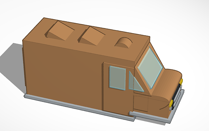 3D design Food Truck - Tinkercad