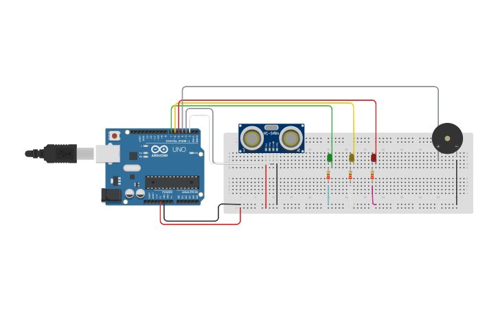 Circuit design Examen 3tri - Tinkercad