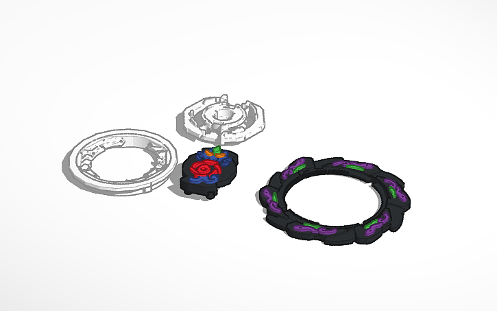 3D design waterfall jinnius recolor - Tinkercad