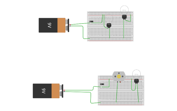 Circuit design Circuito primer parcial | Tinkercad