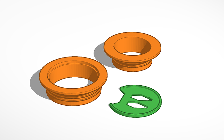 3D design desk_grommet - Tinkercad