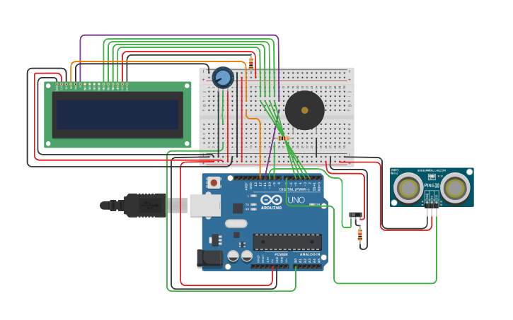 Circuit design ABS system | Tinkercad
