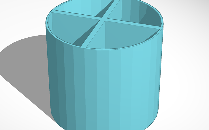 3D design Pencil Bin | Tinkercad
