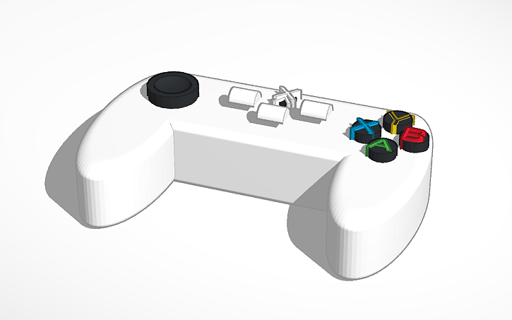 3D design xbox controle - Tinkercad