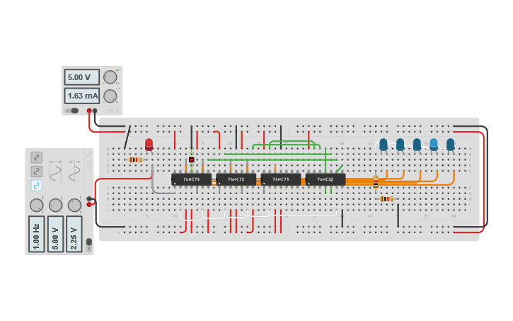Circuit Design Modulus 30 Counter Using Jk Flip Flop Tinkercad