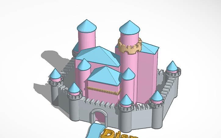 3D design Castillo de Disney Ana 21 | Tinkercad