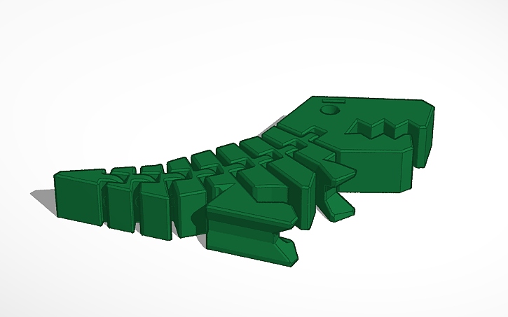 3D design dinosaur - Tinkercad