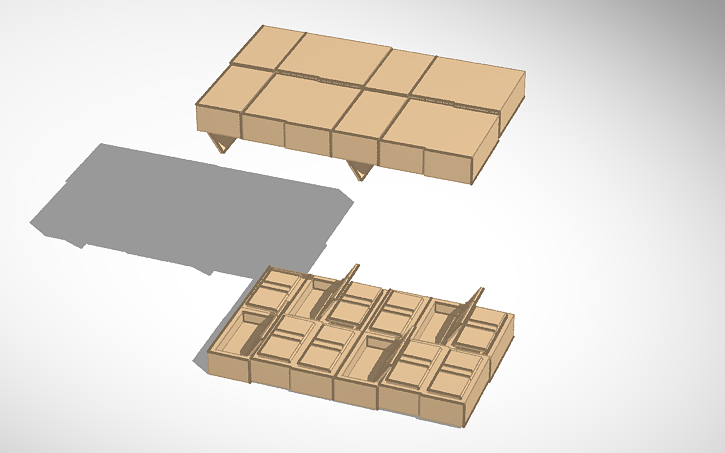 3D design NEST - lockers - Tinkercad