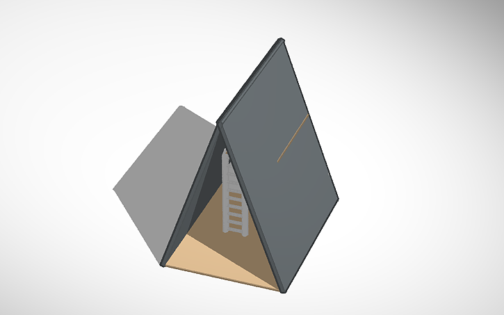 3D design Triangle house - Tinkercad