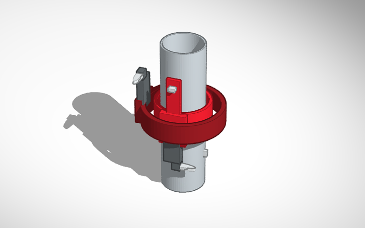 3D design 24mm TVC Prototype - Tinkercad