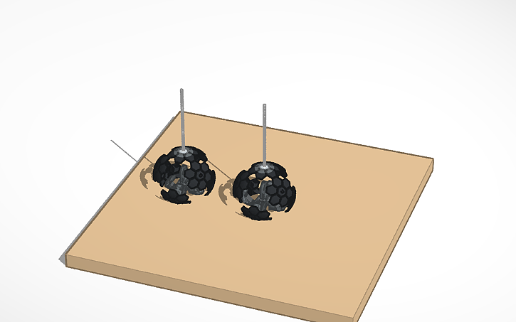 3D design Shield Generators - Tinkercad