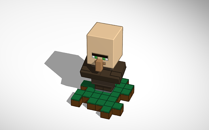 3D design Villager figure (from minecraft) | Tinkercad