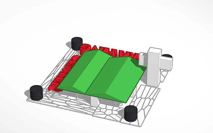 3D design 11 gods praying center by:zion guerrero parkside | Tinkercad