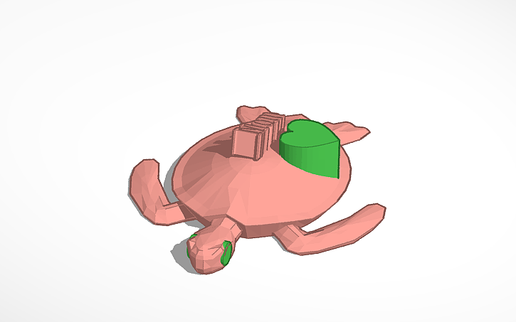 3D design Mommy Sea Turtle | Tinkercad