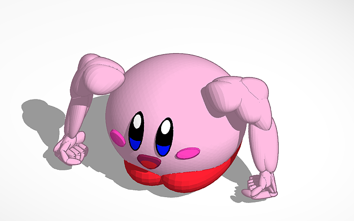 3D design Copy of buff kirby | Tinkercad