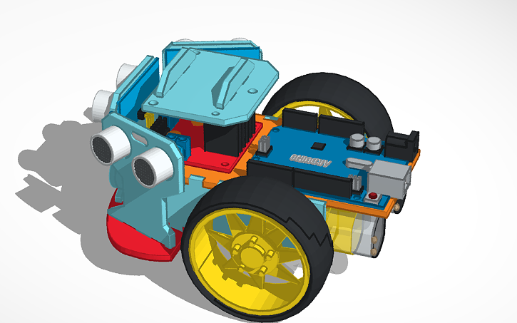 3D design Arduino Racer V2 | Tinkercad
